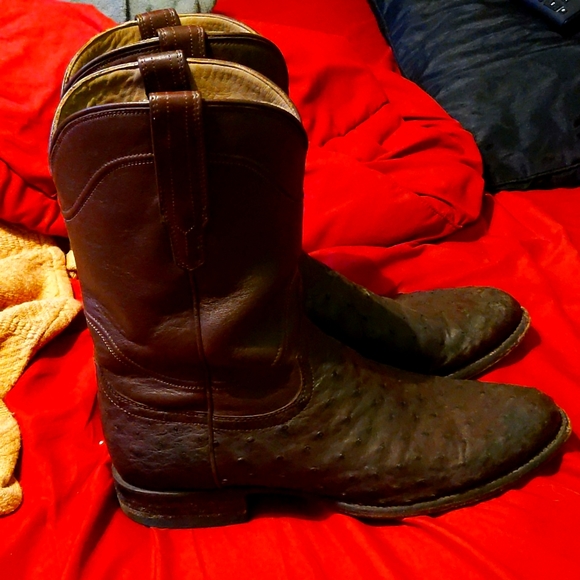 Tecovas | Shoes | Tecovas Ostrich Skin Boots | Poshmark